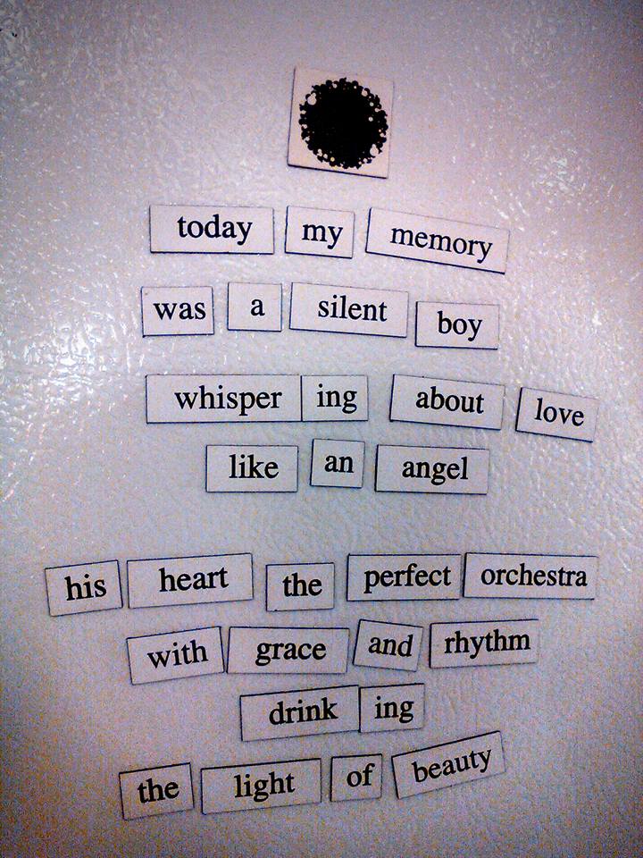 Fridge poems – Adrian Arias