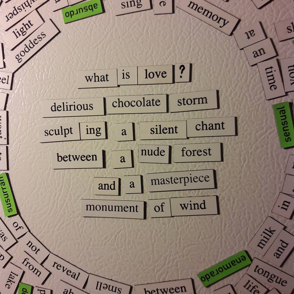 Fridge poems – Adrian Arias